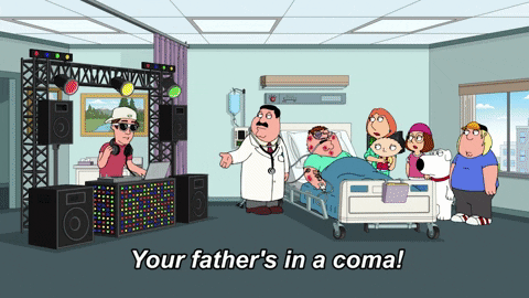Hospital Coma GIF by Family Guy - Find & Share on GIPHY