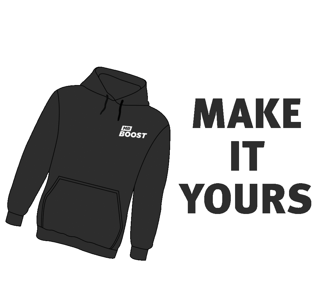 Make It Yours Logo Sticker by Mr Boost for iOS & Android | GIPHY