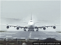 Airplane Takeoff Gif