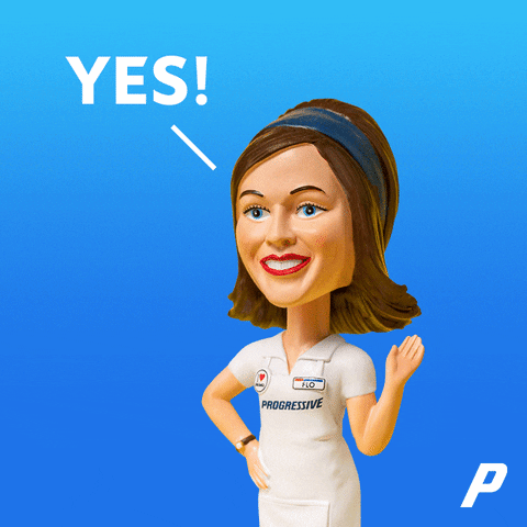 Happy Bobble Head GIF by Progressive - Find & Share on GIPHY