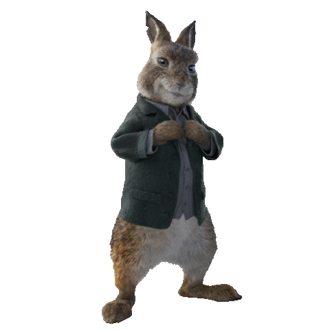 Fashion Mood Sticker by Peter Rabbit Movie for iOS & Android | GIPHY