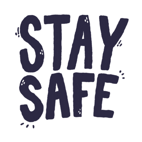 Stay Safe Good Vibes Sticker by Matt Joyce for iOS & Android | GIPHY