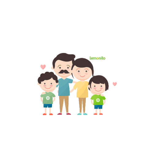 Family Love Sticker by Lemonilo for iOS & Android | GIPHY