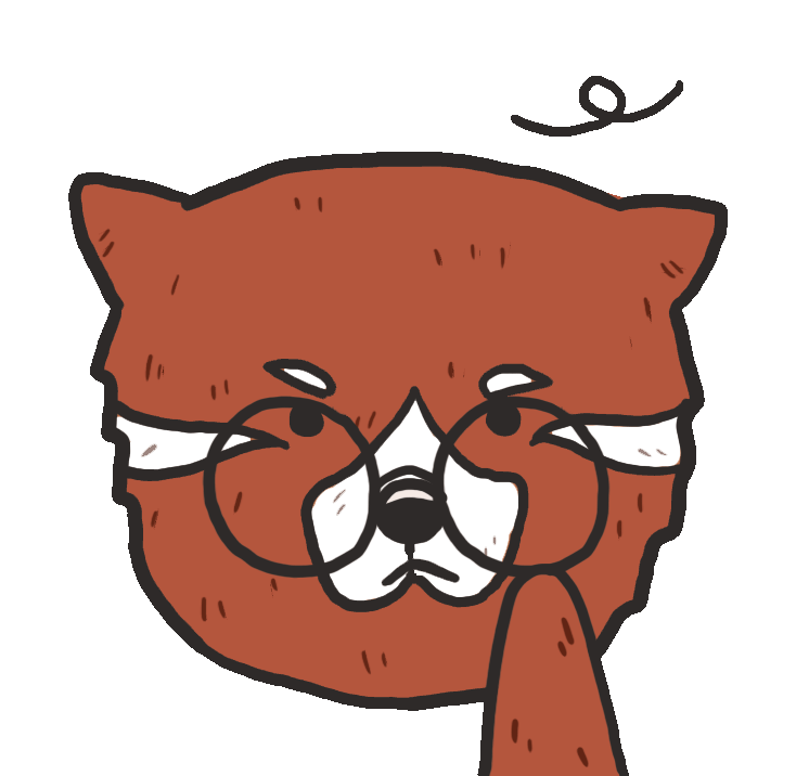 Angry Red Panda Sticker by Rhiannon Kate for iOS & Android | GIPHY