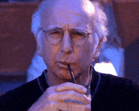 Larry David Unsure Gif