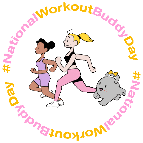 National Workout Buddy Day GIFs on GIPHY - Be Animated