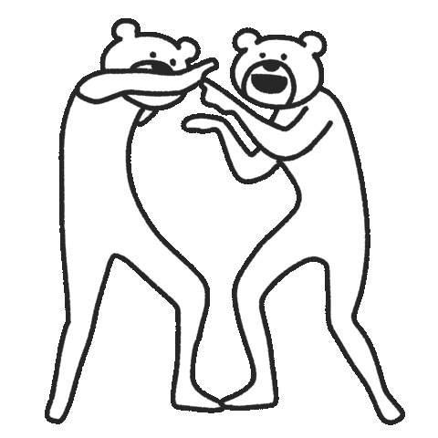 Dance Love Sticker by takadabear for iOS & Android | GIPHY