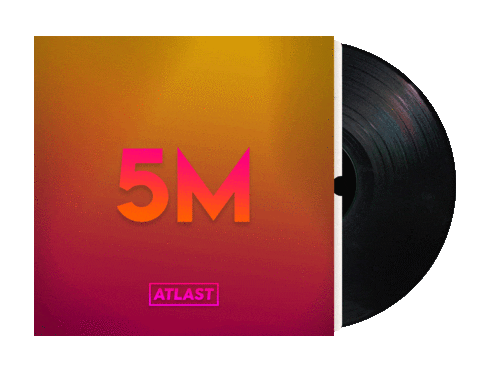 Five Million Milestone Sticker by ATLAST for iOS & Android | GIPHY