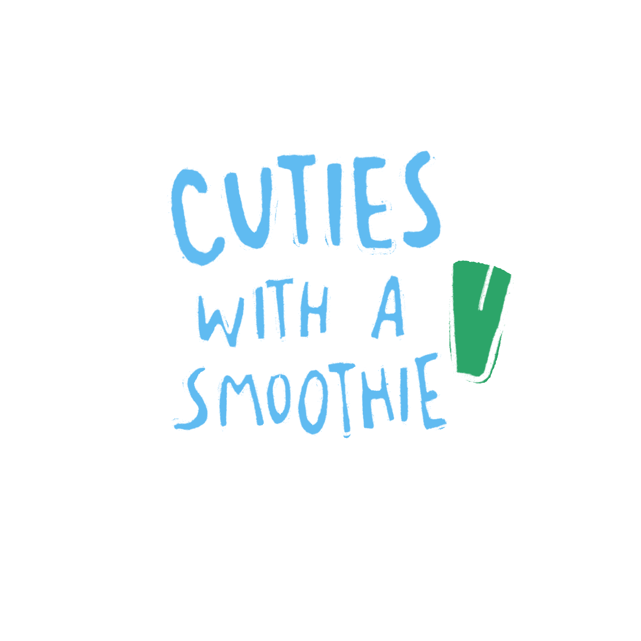 Smoothie Cuties Sticker by Andrea Caceres for iOS & Android | GIPHY