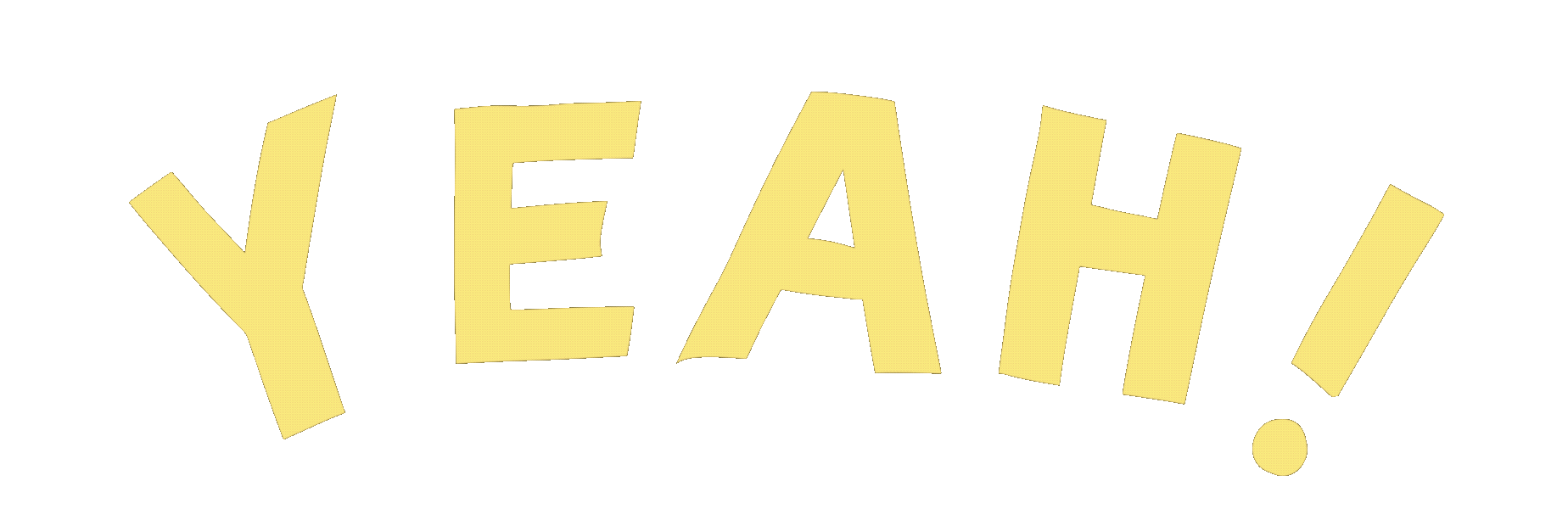 Yeah Sticker by Nina Cosford for iOS & Android | GIPHY