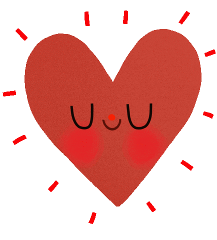 Blushing Love It Sticker by Moonchild illustrations for iOS & Android ...