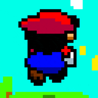 Mario Running Gif