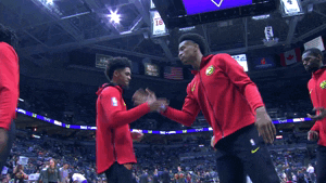 Atlanta Hawks Handshake GIF by NBA - Find & Share on GIPHY