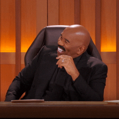Steve Harvey Laughing GIF by ABC Network - Find & Share on GIPHY