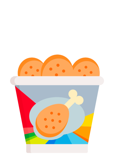 Just Eat Chicken Sticker by Just Eat España for iOS & Android | GIPHY