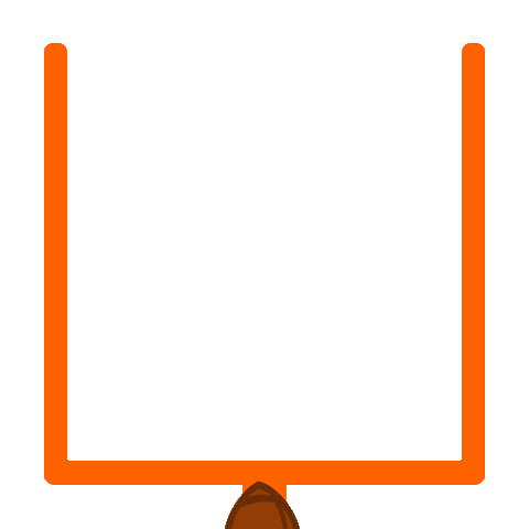Touch Down Field Goal Sticker by Hudl for iOS & Android | GIPHY