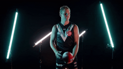 Handball Afl GIF by Port Adelaide FC - Find & Share on GIPHY