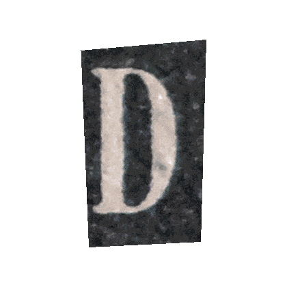 Typography D Sticker for iOS & Android | GIPHY
