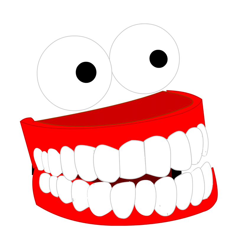Teeth Chattering Sticker by Ali Graham for iOS & Android | GIPHY