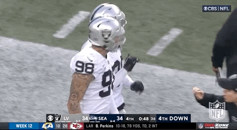 Las Vegas Raiders Football GIF by NFL - Find & Share on GIPHY