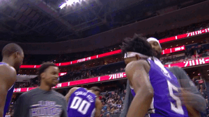 Sacramento Kings Hug GIF by NBA - Find & Share on GIPHY