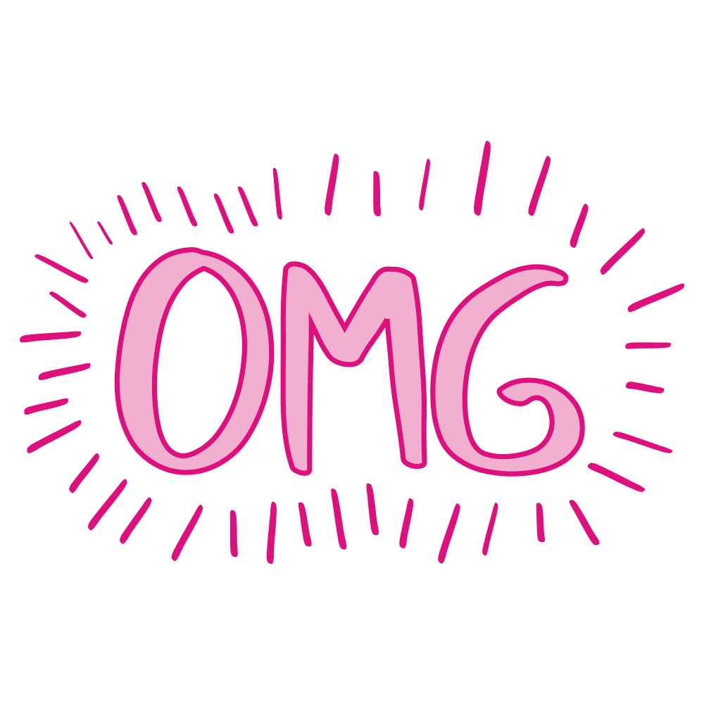 Pink Wow Sticker by THE ARE for iOS & Android | GIPHY