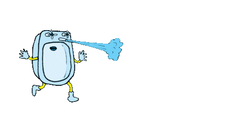Bidet Mooseallain Sticker by Bonnier Books UK for iOS & Android | GIPHY