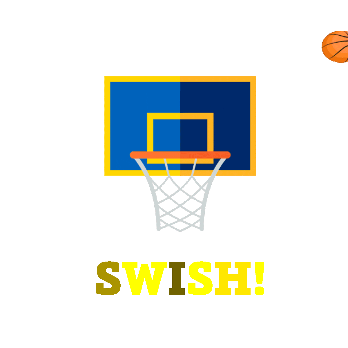 Basketball Shot Sticker by Mai FM for iOS & Android | GIPHY