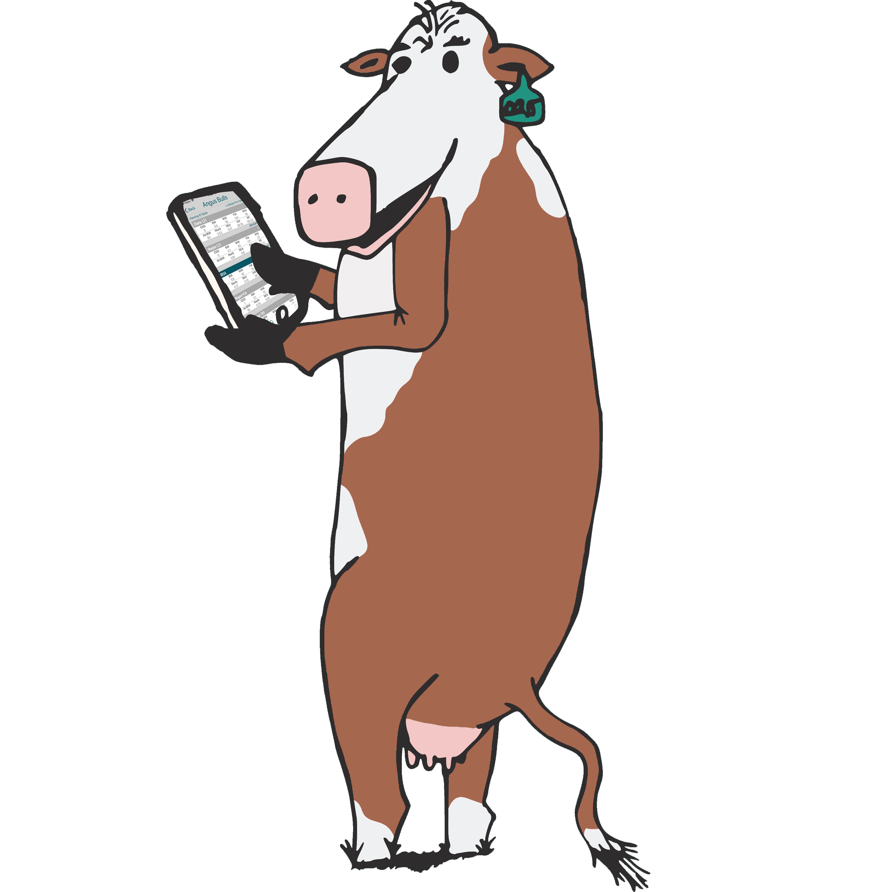 Phone Cow Sticker by BullPEN for iOS & Android | GIPHY