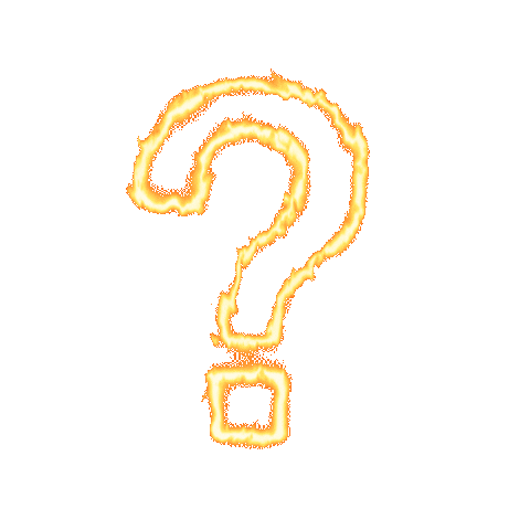 Question Mark Fire Sticker by YSL Beauty for iOS & Android | GIPHY