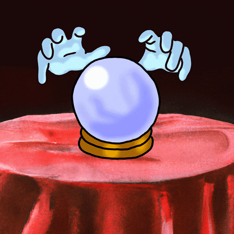 Crystal Ball Illustration GIF by Parker Jackson - Find & Share on GIPHY