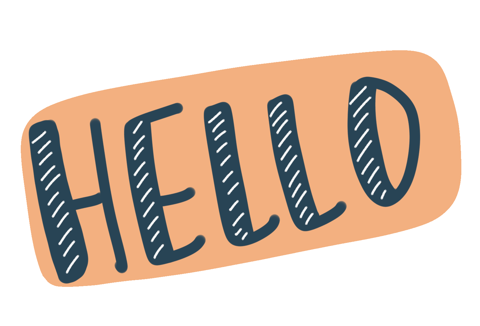 Hello Sticker by Light and Paper for iOS & Android | GIPHY