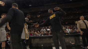Look Down Lebron James GIF by NBA - Find & Share on GIPHY