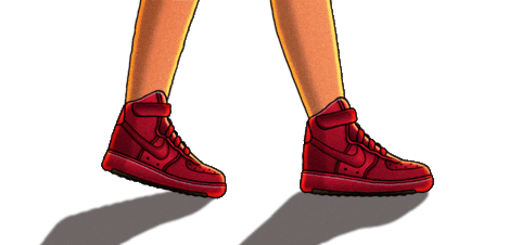 Animated Walking Shoes