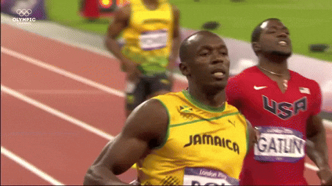 Usain Bolt Sport GIF by Olympic Channel - Find & Share on GIPHY