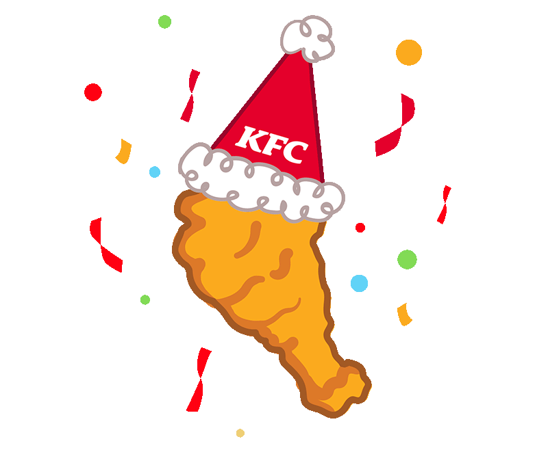 Christmas Sticker by KFC Thailand for iOS & Android | GIPHY