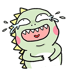 Laugh Dinosaur Sticker by PeggySu for iOS & Android | GIPHY