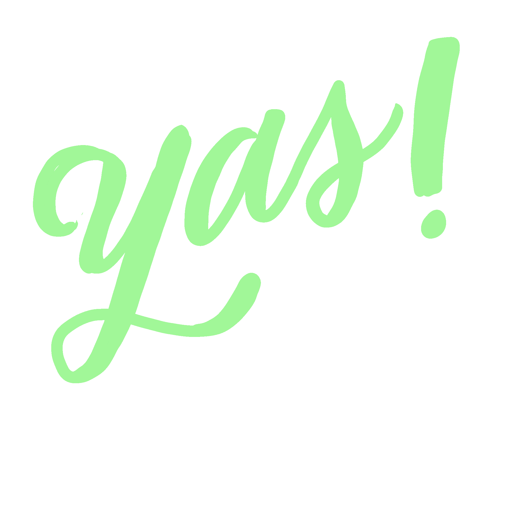 Yas Yes Sticker by Sleeplessmamadr for iOS & Android | GIPHY