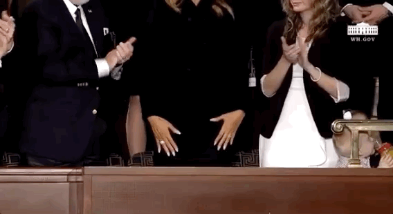 Melania Trump Waves Hand GIF by GIPHY News - Find & Share on GIPHY
