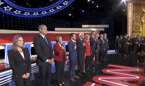 Dnc Debates 2019 2020 Race GIF by GIPHY News - Find & Share on GIPHY
