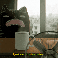 Drinking Coffee Gif