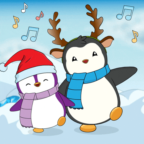 Happy Holidays Penguin Gif Merry Christmas Penguins.gif (400×306)