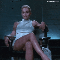 Sharon Stone Basic Instinct Leg Crossing Gif