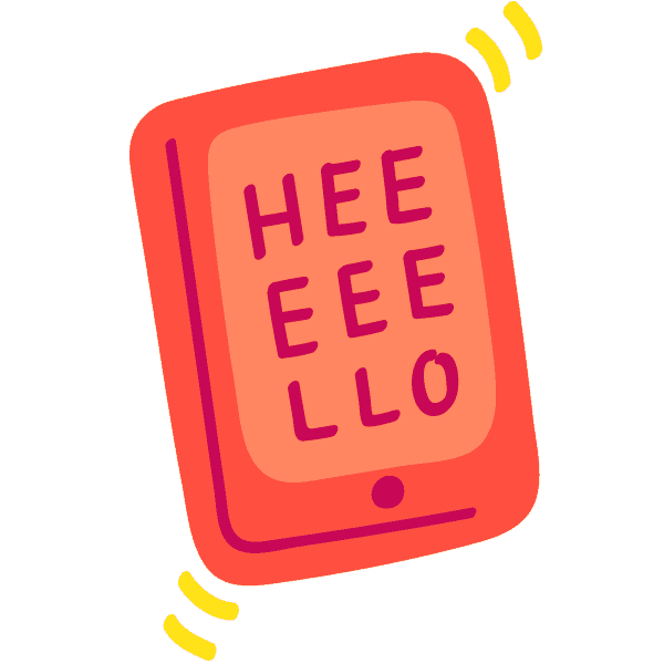Happy Ring Ring Sticker by Jonathan Mont for iOS & Android | GIPHY