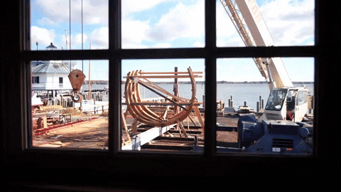 St Michaels Construction GIF by Chesapeake Bay Maritime Museum - Find ...