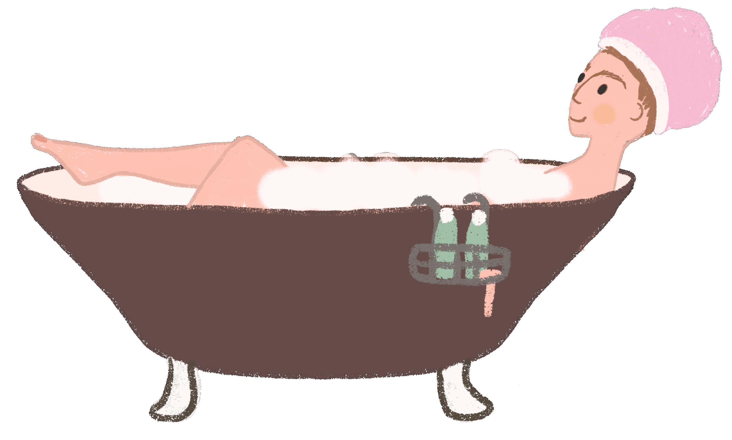Bath Bathroom Sticker by Ash Sta. Teresa for iOS & Android | GIPHY