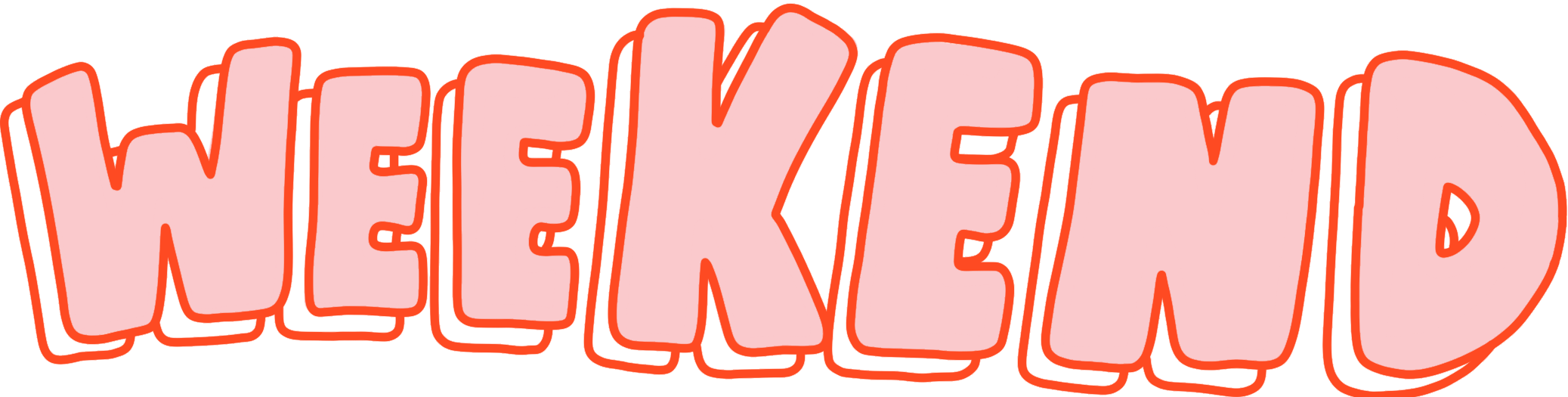 Weekend Sticker by Poppy Deyes for iOS & Android | GIPHY