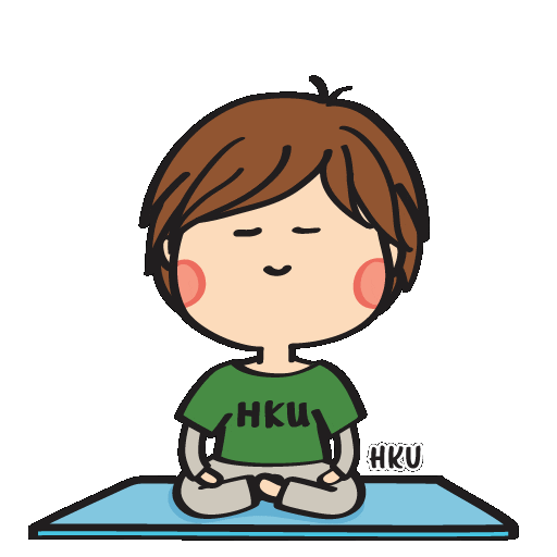 Meditate Hkusticker Sticker by The University of Hong Kong for iOS ...