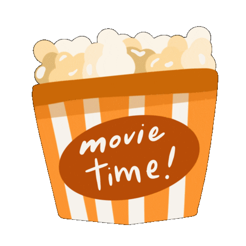 Pop Corn Sticker by Demic for iOS & Android | GIPHY