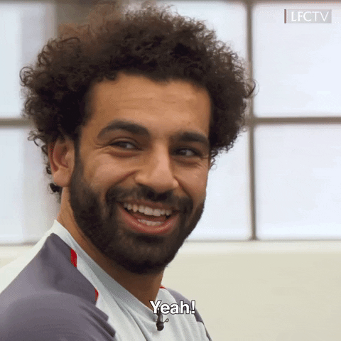 Mohamed Salah Smile GIF by Liverpool FC - Find & Share on GIPHY